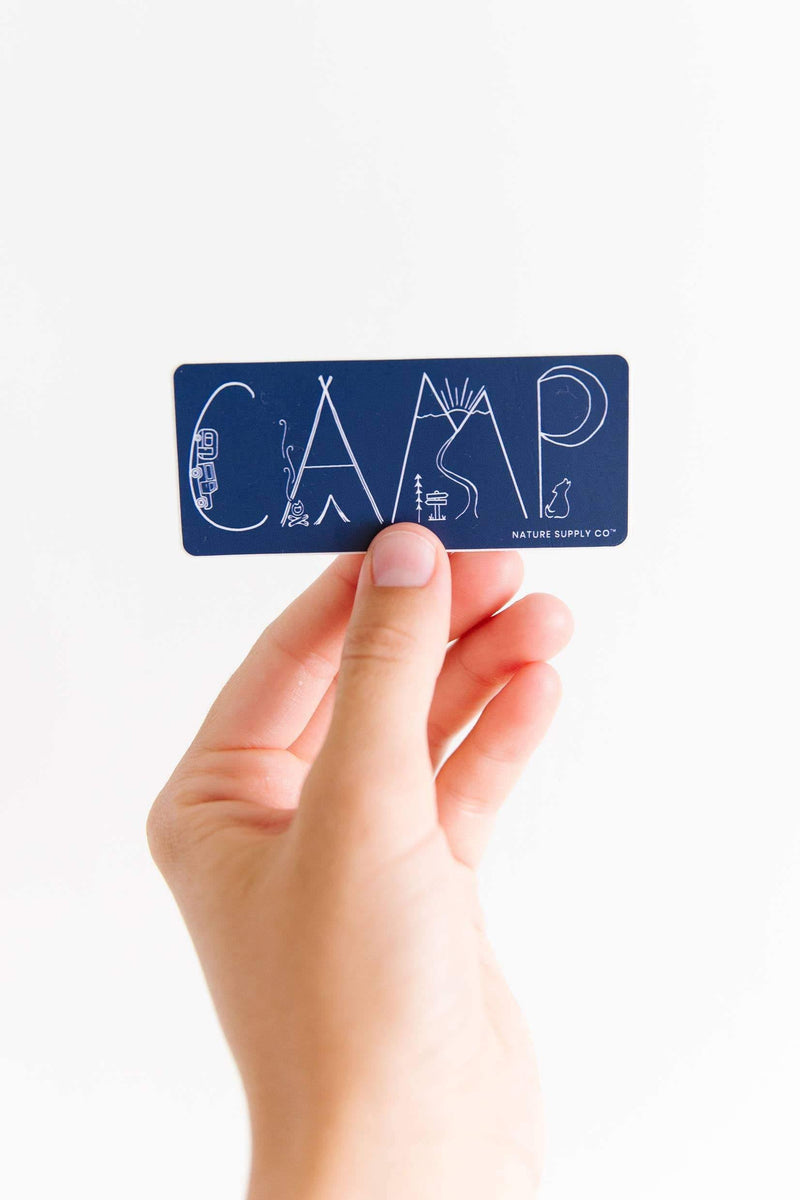 Camp Sticker – Minimal Optimist, LLC